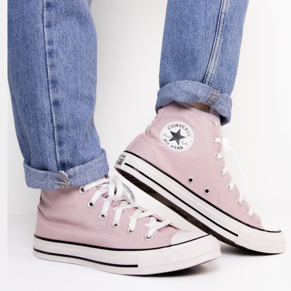 Converse | Shoes | New Converse Chuck Taylor All Star Light Pink Purple ...